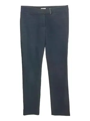 Brunello Cucinelli Side-pocket Cropped Trousers - Blue