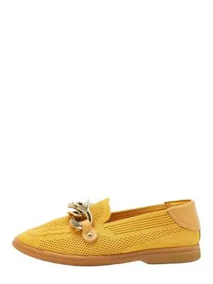 Casadei Chain-detail Loafers - Yellow