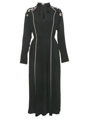 Sonia Rykiel Paris Rhinestone-embellished Maxi Dress - Black