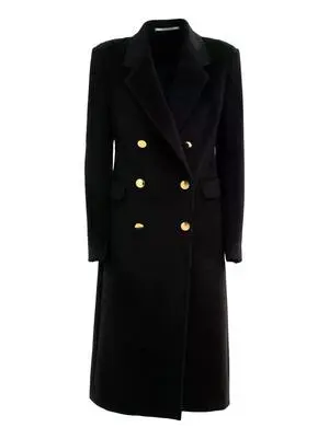 Tagliatore Double-breasted Coat - Black