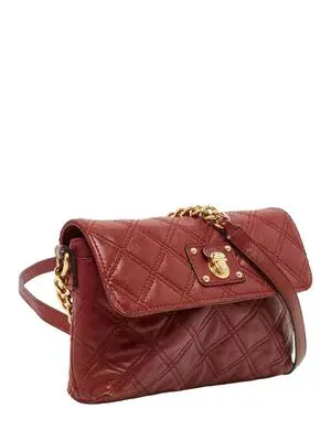 Marc Jacobs Quilted Chain-link Shoulder Bag - Red