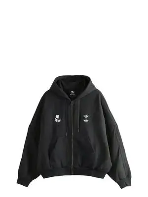 Adidas X Willy Chavarria Zip-up Hoodie - Black