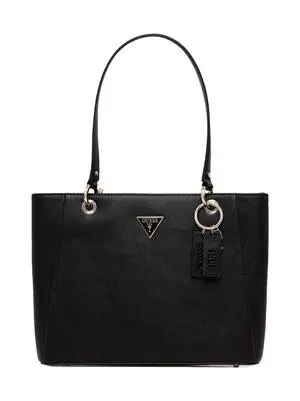 Guess Logo-appliqué Tote Bag - Black