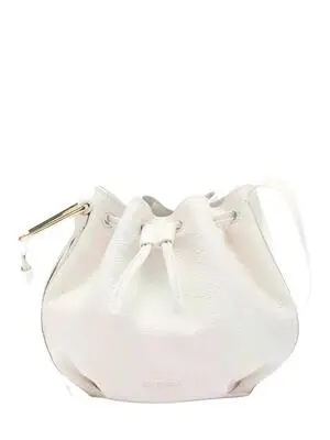 COCCINELLE Drawstring Bucket Bag - White