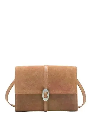 COCCINELLE Dorian Suede Crossbody Bag - Neutrals