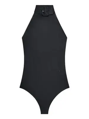 COURREGES Buckle-detail Bodysuit - Black