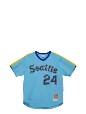 Mitchell & Ness Mlb Mariners 2010 Ken Griffey Jr T-shirt - Blue
