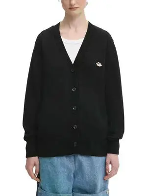 Fiorucci Angels-patch Button-fastening Cardigan - Black