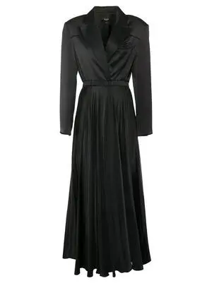 MAE CASSIDY Double-breasted Maxi Dress - Black