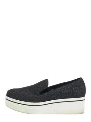 Stella McCartney Glitter Binx Star Sneakers - Black