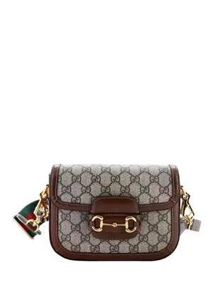 Gucci Horsebit 1955 Mini Shoulder Bag - Brown