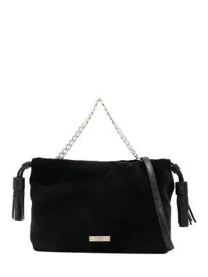 ASPINAL OF LONDON Amelia Velvet Tote Bag - Black