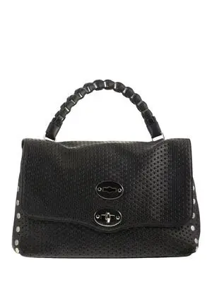 ZANELLATO Baby Postina® Venissa Studded Leather Tote Bag - Black