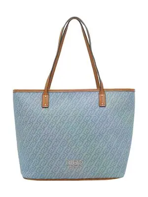 Liu Jo Logo Zip Tote - Blue