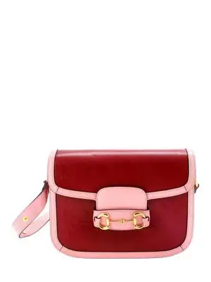 Gucci Horsebit 1955 Small Shoulder Bag - Red