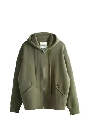 EXTREME CASHMERE X Knitted Zip-up Hoodie - Green