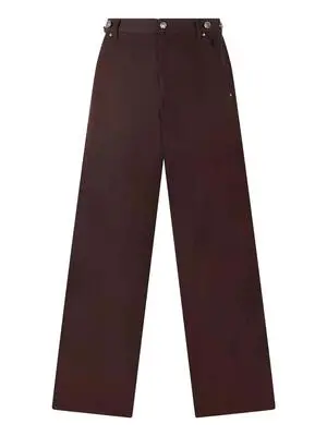Roberto Cavalli Button-fastening Pocket Trousers - Brown