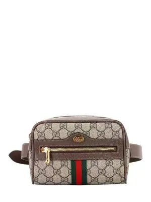 Gucci Ophidia Gg Coated Canvas Small Belt Bag - Brown