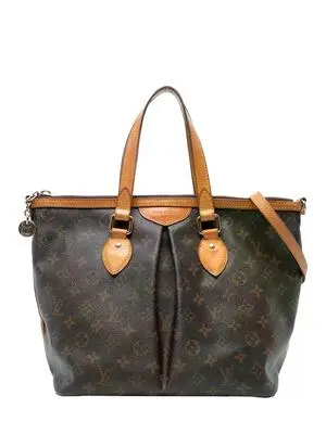 LOUIS VUITTON Monogram Palermo Pm Satchel - Brown