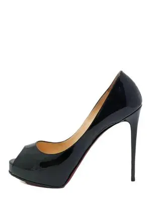 CHRISTIAN LOUBOUTIN Very Prive Peep-toe Pumps - Black