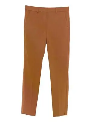 Sportmax Slit Trousers - Brown
