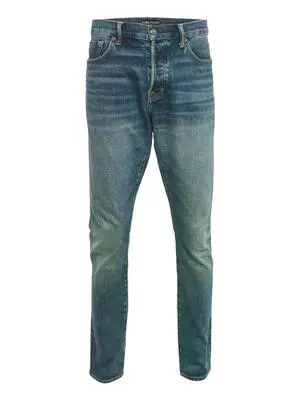 TOM FORD Denim Slim-fit Trousers - Blue