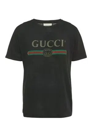 Gucci Logo-print T-shirt - Black