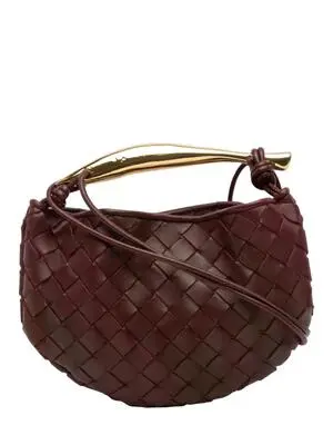 BOTTEGA VENETA Baby Lambskin Intrecciato Sardine Satchel