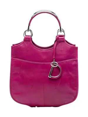 Dior 2008 Leather 61 Hobo Bag - Pink