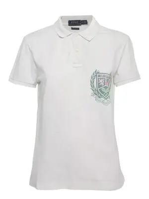 Polo Ralph Lauren Logo-print Polo Top - Neutrals
