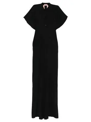 N°21 Frill Detail Dress - Black