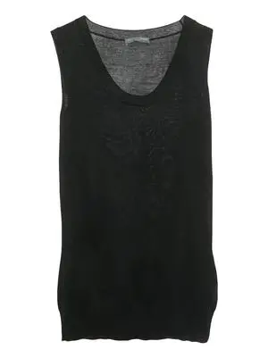 Alexander McQueen Scoop-neck Tank Top - Black