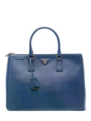 PRADA Large Saffiano Lux Galleria Double Zip Tote Bag