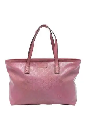 Gucci Gg Imprime Tote Bag - Pink