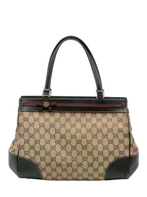 Gucci Gg Canvas Mayfair Tote - Brown