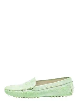 TOD'S Gommino Driving Loafers - Green