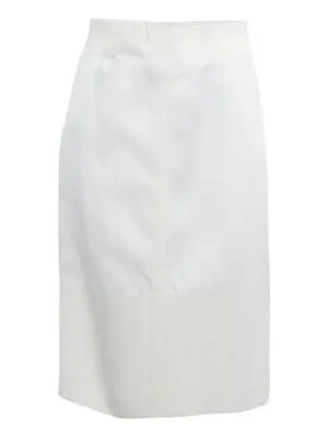 Celine Pleated Midi Skirt - White