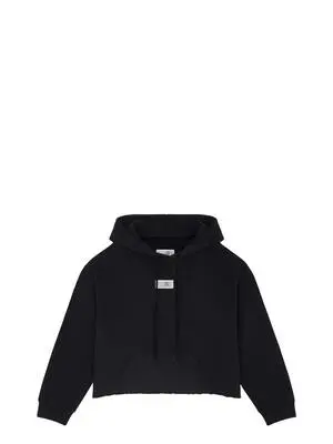 MAISON MARGIELA Raw-hem Hoodie - Black
