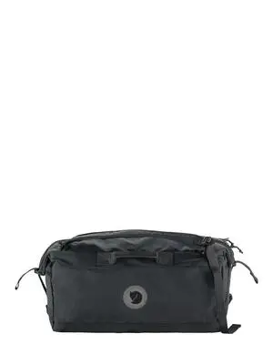 Fjallraven Logo Duffle Bag - Black