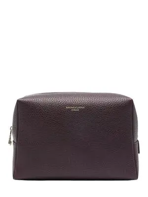 ASPINAL OF LONDON Logo-print Make Up Bag - Purple