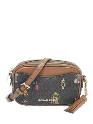 Michael Kors Jet Set Top-zip Crossbody Bag - Brown