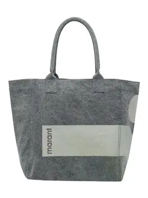 Isabel Marant Logo-print Tote Bag - Grey