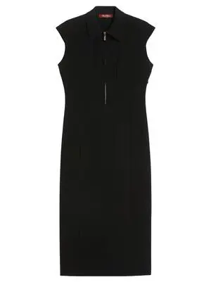 Max Mara Cady Midi Dress - Black