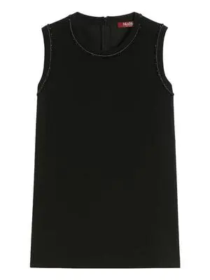 Max Mara Cady Sleeveless Blouse - Black