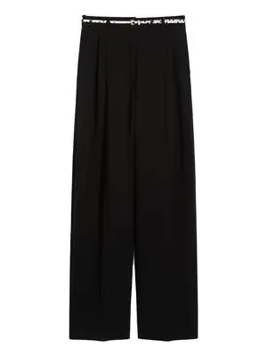 Max Mara Flowing Cady Trousers - Black