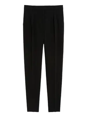 Max Mara Cady Carrot Trousers - Black