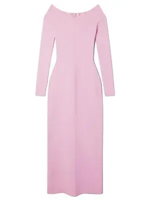 Stella McCartney Compact Knit Long-sleeve Dress - Pink