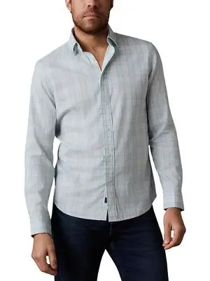 Faherty Brand The Movement Long Sleeve Button Down Shirt Bermuda Shell