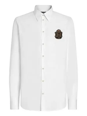 Dolce & Gabbana Cotton Martini Shirt - White