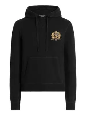 Dolce & Gabbana Cashmere Hooded Sweatshirt - Black
